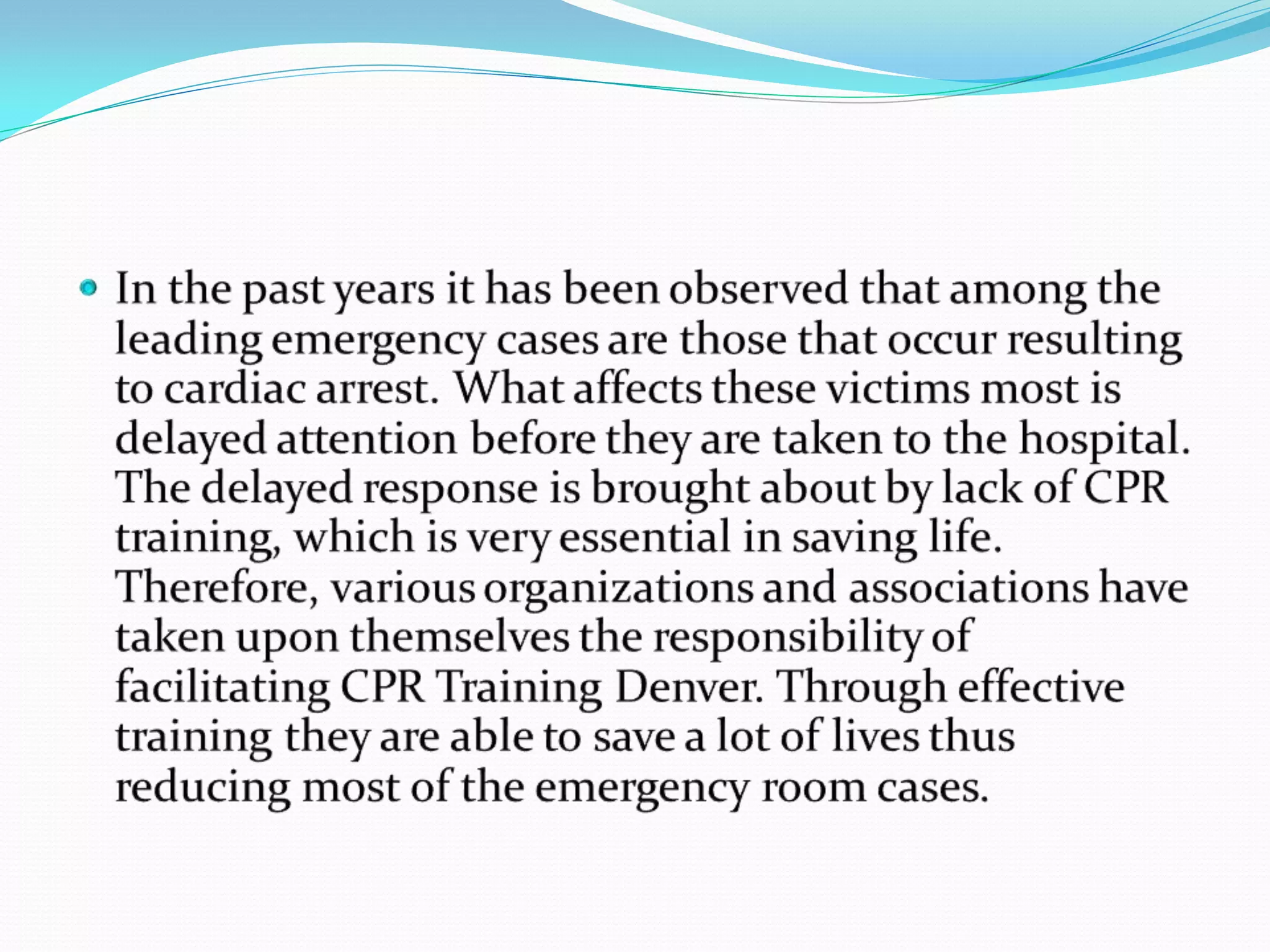 Cpr training denver | PDF