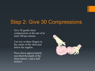 CPR tutorial infant | PPTX