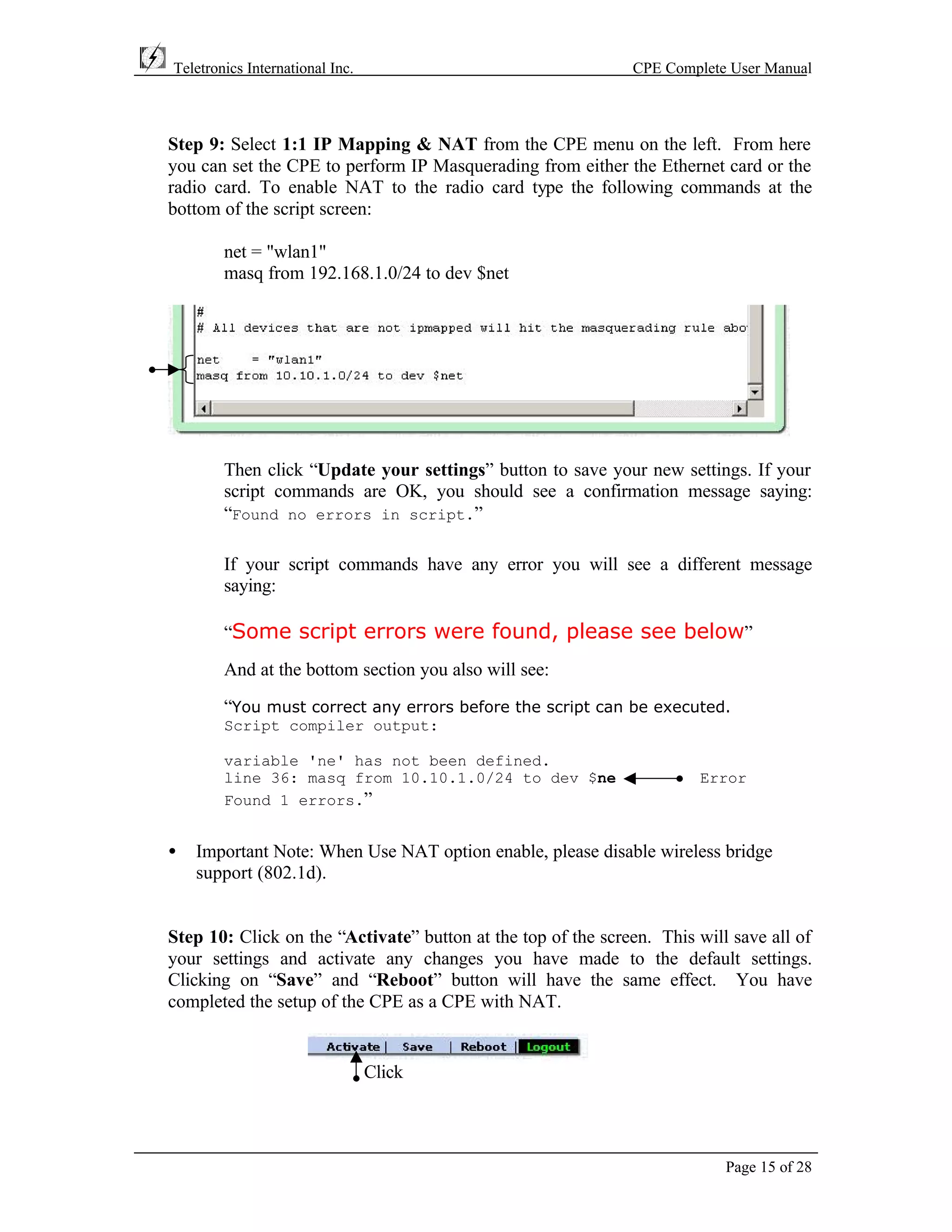 versa router teletronics | PDF | Internet | Computing