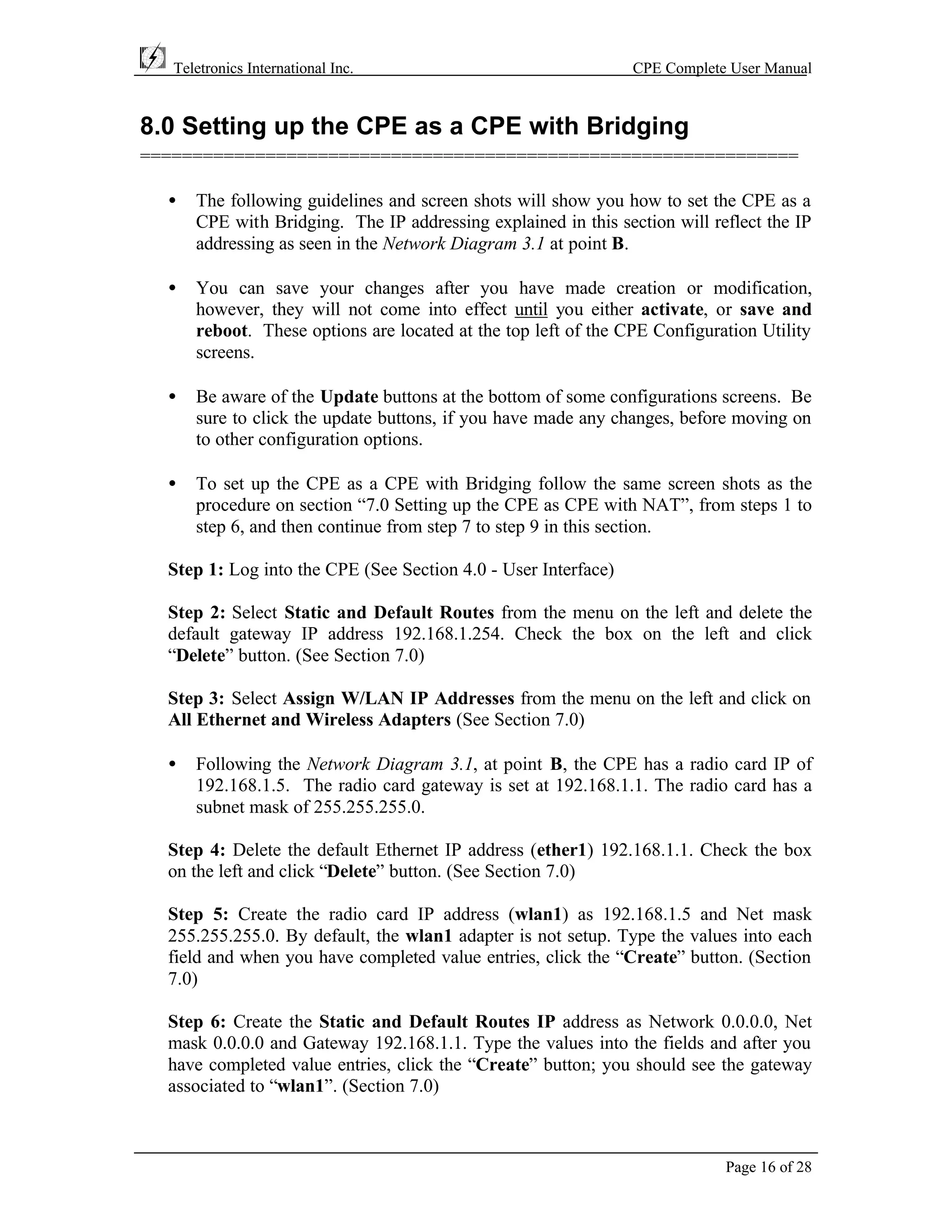 versa router teletronics | PDF | Internet | Computing