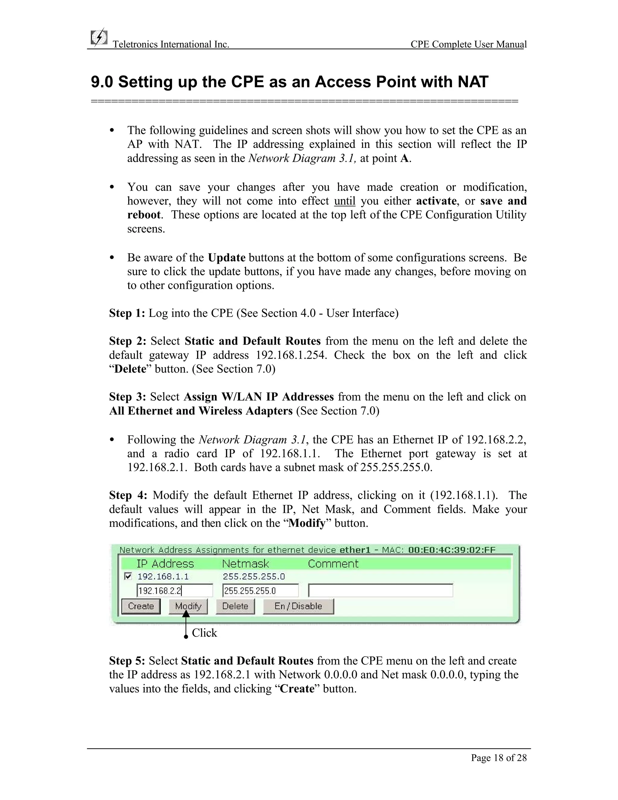 versa router teletronics | PDF | Internet | Computing