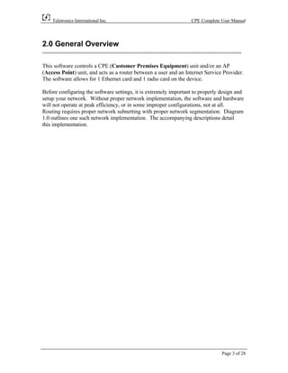 versa router teletronics | PDF