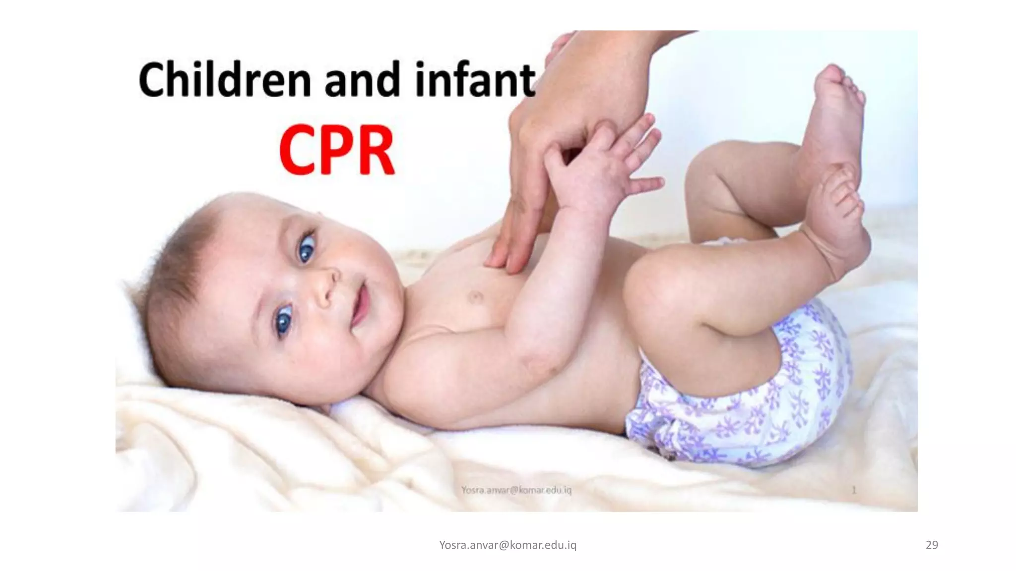CPR 2020 GUIDELINE BY YOSRA RAZIANI | PDF | First Aid | Injuries
