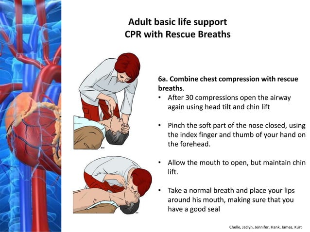 Cpr with rescue breaths | PPTX | First Aid | Injuries