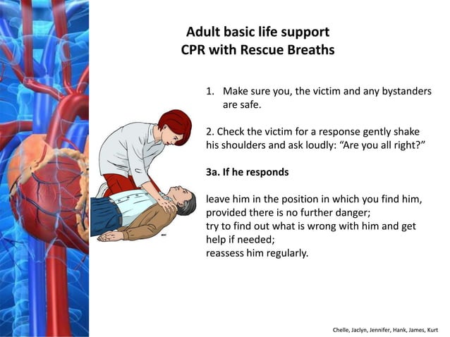 Cpr with rescue breaths | PPTX | First Aid | Injuries