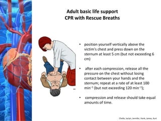 Cpr with rescue breaths | PPTX