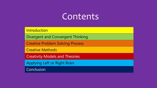 Creative Problem Solving - Training Presentation | PPTX