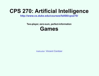 cps270_game_playing artificial intelligence.ppt
