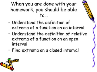 3.1 extrema on an interval | PPT