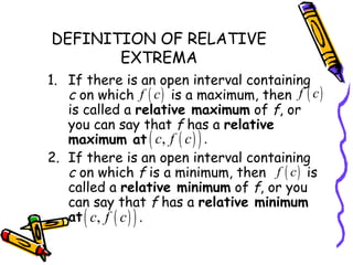 3.1 extrema on an interval | PPT