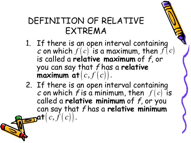 3.1 extrema on an interval