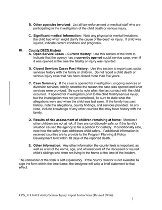 Cps 32 i child fatality-serious injury report instructions | DOC