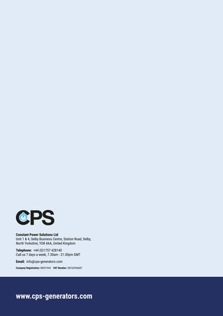 Constant Power Solutions Company Profile | PDF