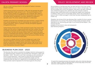 Calista Primary School Business Plan | PDF