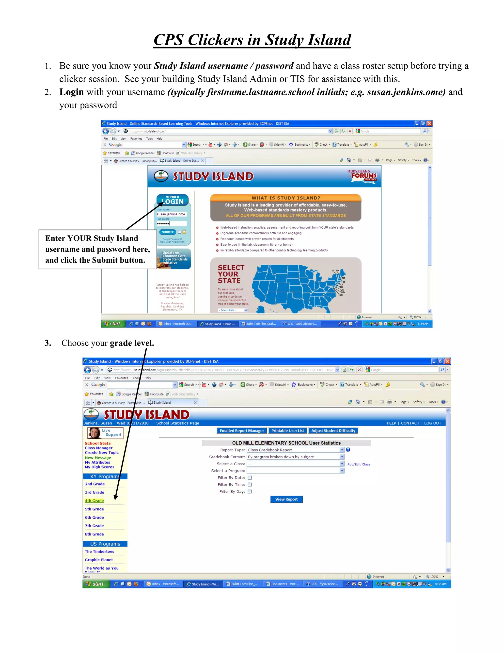 CPS / Einstruction Clickers In Study Island Newcheatsheet | PDF