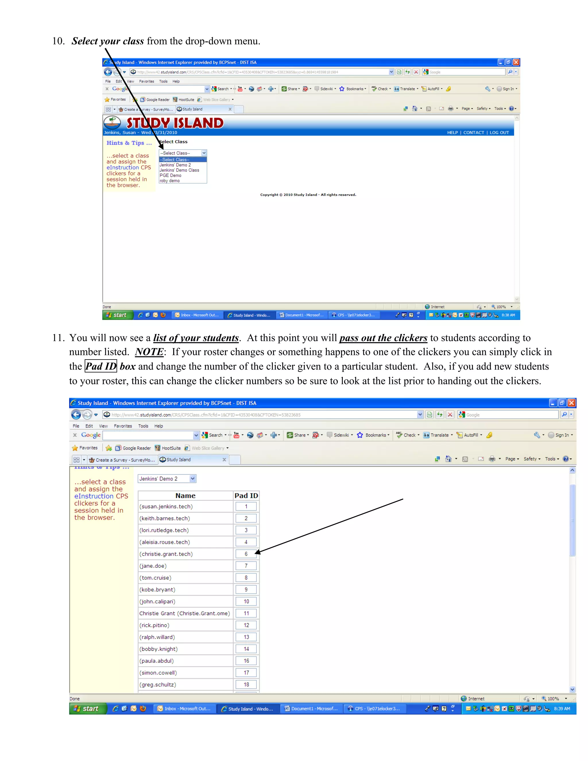 CPS / Einstruction Clickers In Study Island Newcheatsheet | PDF