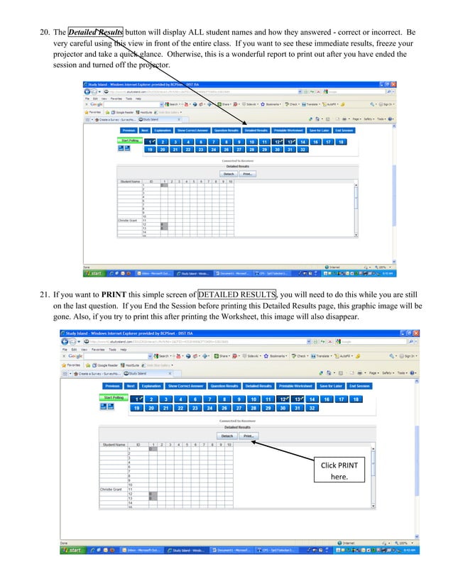 CPS / Einstruction Clickers In Study Island Newcheatsheet | PDF