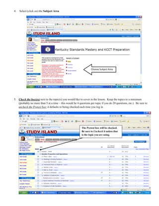 CPS / Einstruction Clickers In Study Island Newcheatsheet | PDF