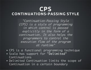Cps (continuation passing style) in scala | PPT