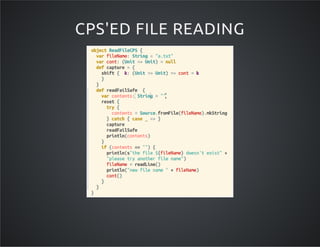 Cps (continuation passing style) in scala | PPT
