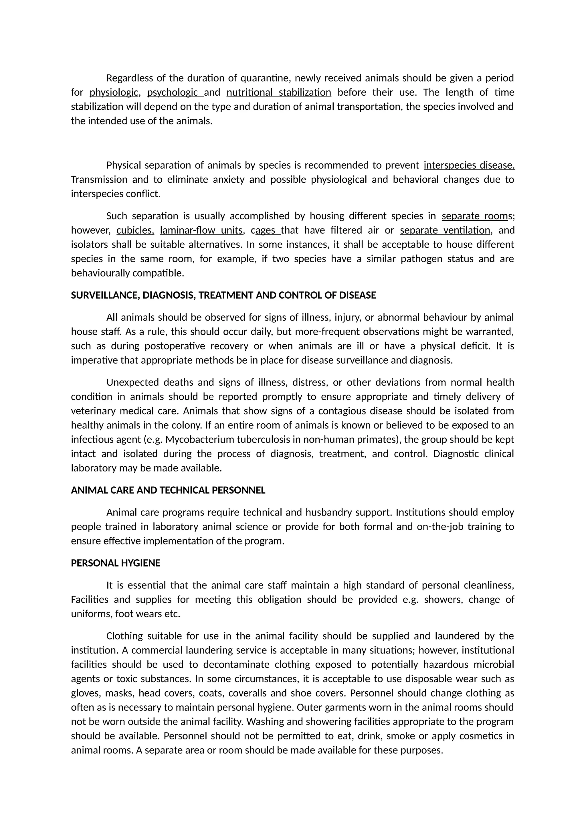 CPSEA GUIDELINES FOR LABORATORY ANIMAL FACILITY MOdule IV.docx