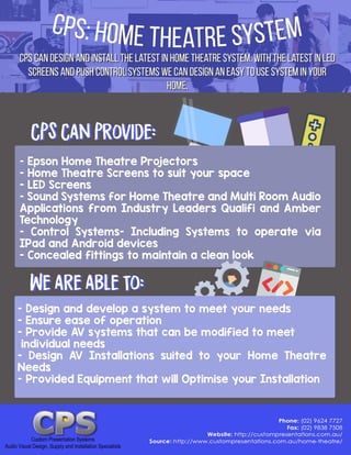 CPS: Home Theatre System | PDF