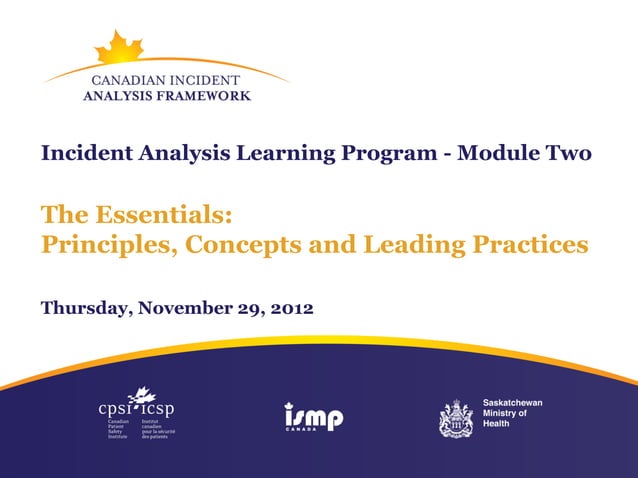 Module 2: The essentials: Principles, concepts and leading practices ...