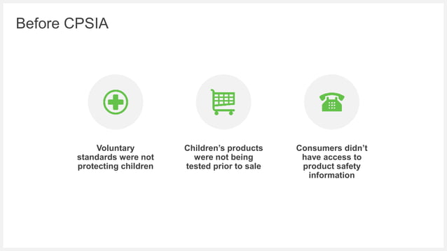 The CPSIA: 10 Years of Safety | PPTX | Recalls | Consumer Issues