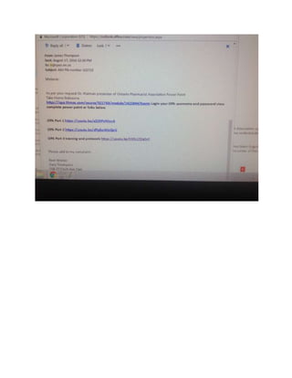 CPSO complaint Aug-Sept 2016 | PDF