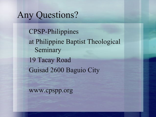 CPSP-Philippines Certification and Accreditation | PPT