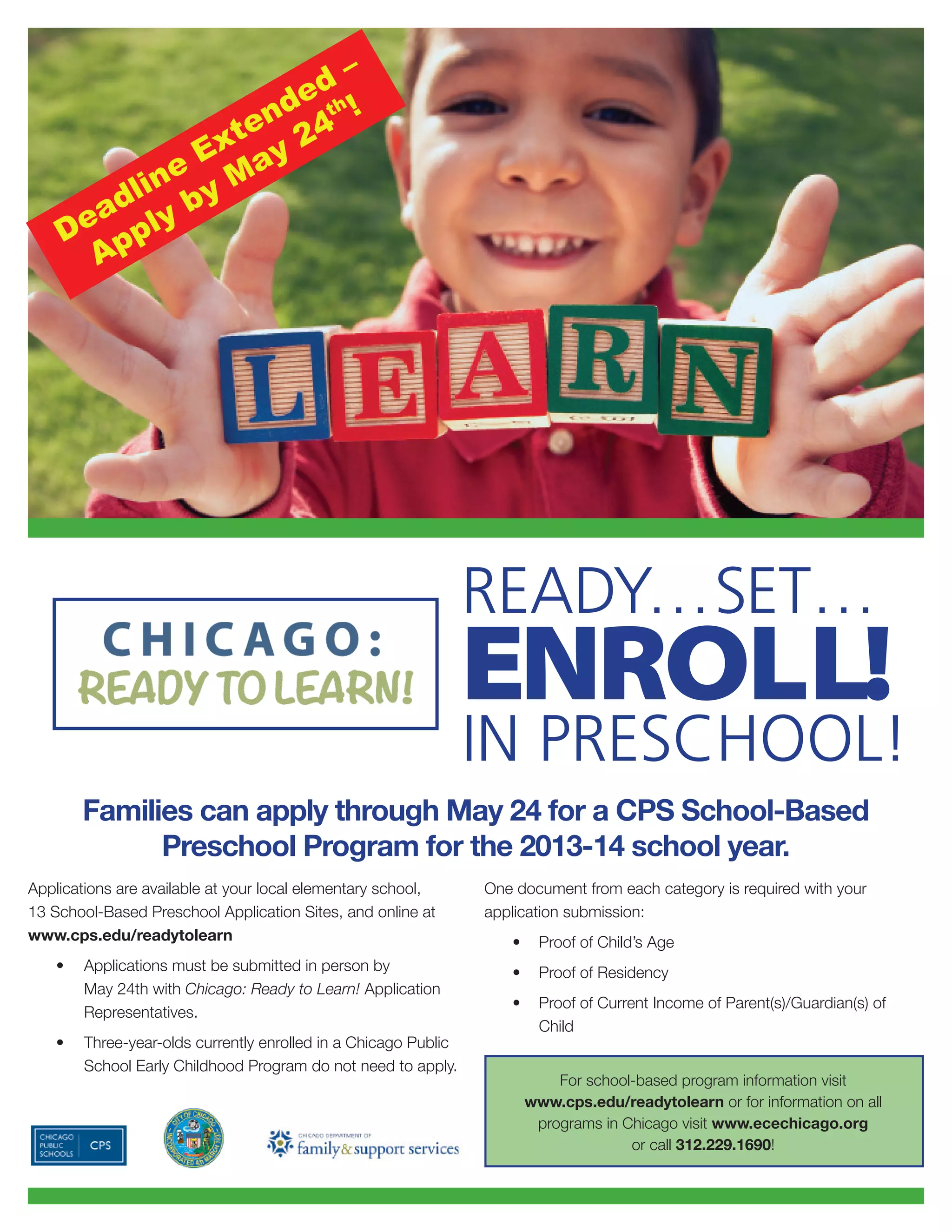 CPS Ready to Learn Flyer | PDF