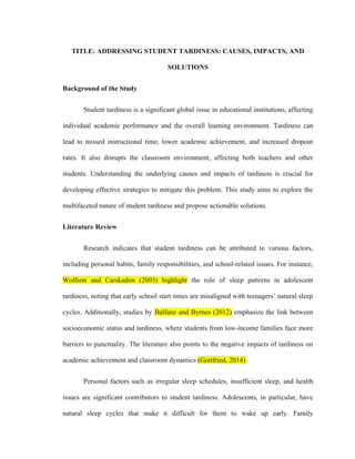 CP students tardinesssjdiuJKJJKJZKJKdocx | PDF