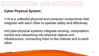 Cyber physical system in Wireless sensor network | PPTX