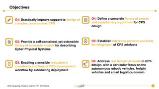 Designing Swarms of Cyber-Physical Systems: The H2020 CPSwarm Project | PPT