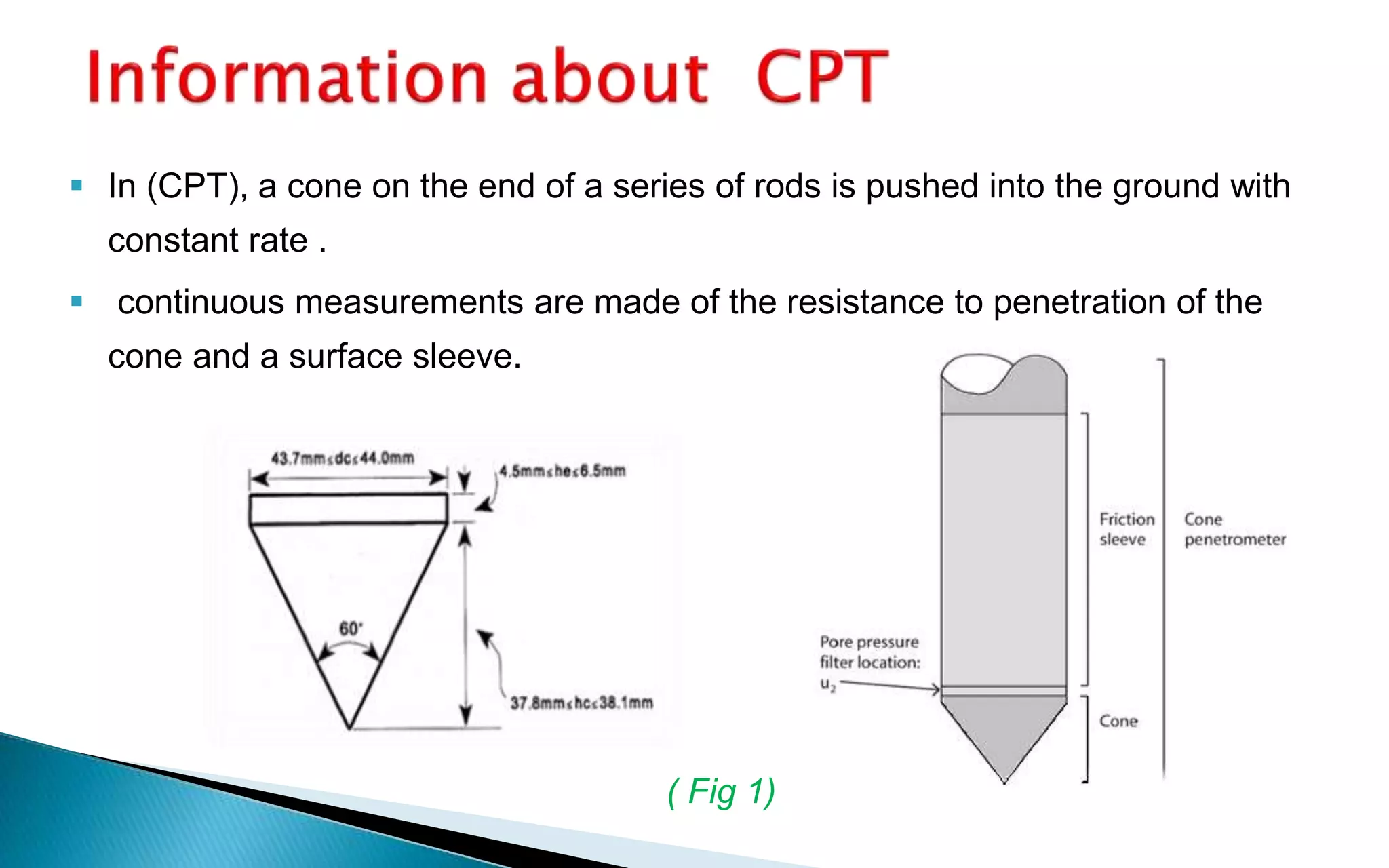 Cone Penetration Test Pptx