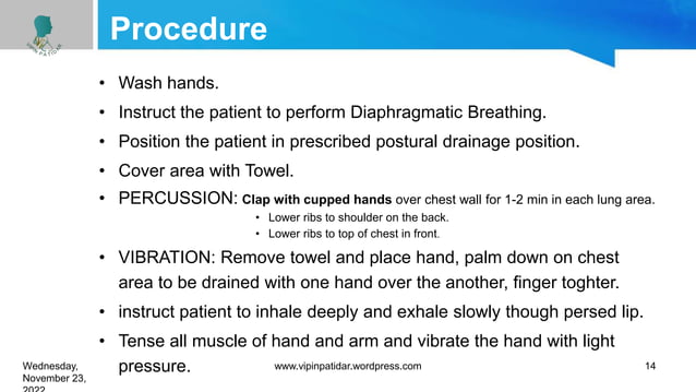 Chest Physiotherapy | PPT