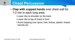 Chest Physiotherapy | PPT