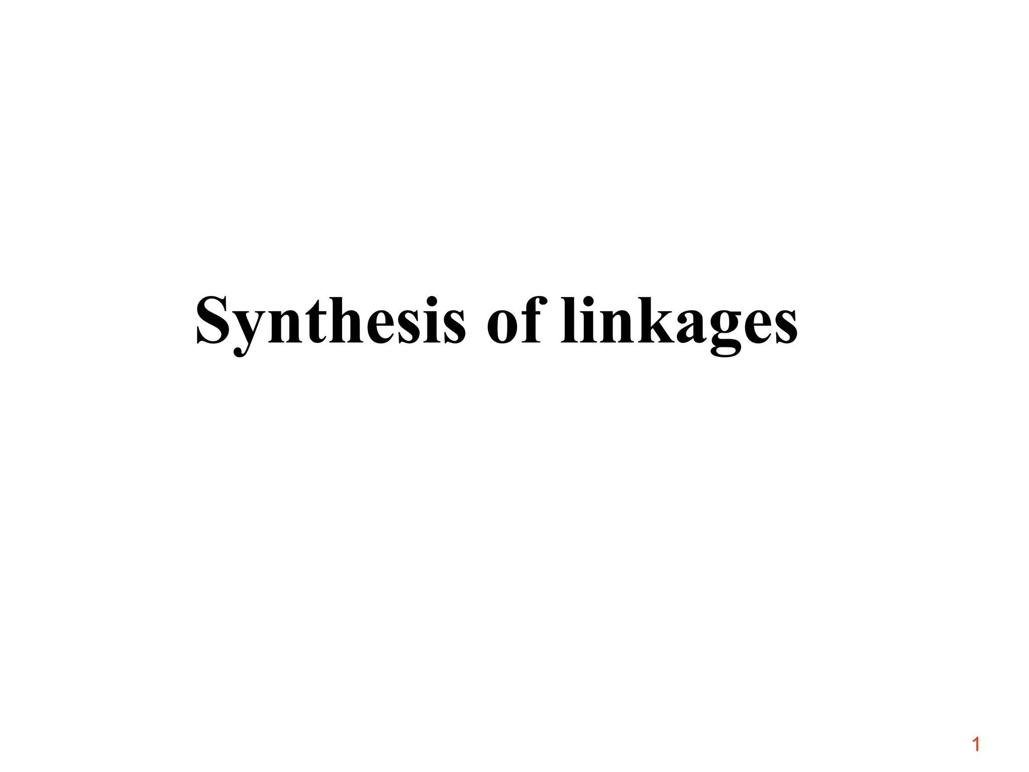 Cpt 5 synthesis of linkages | PPT