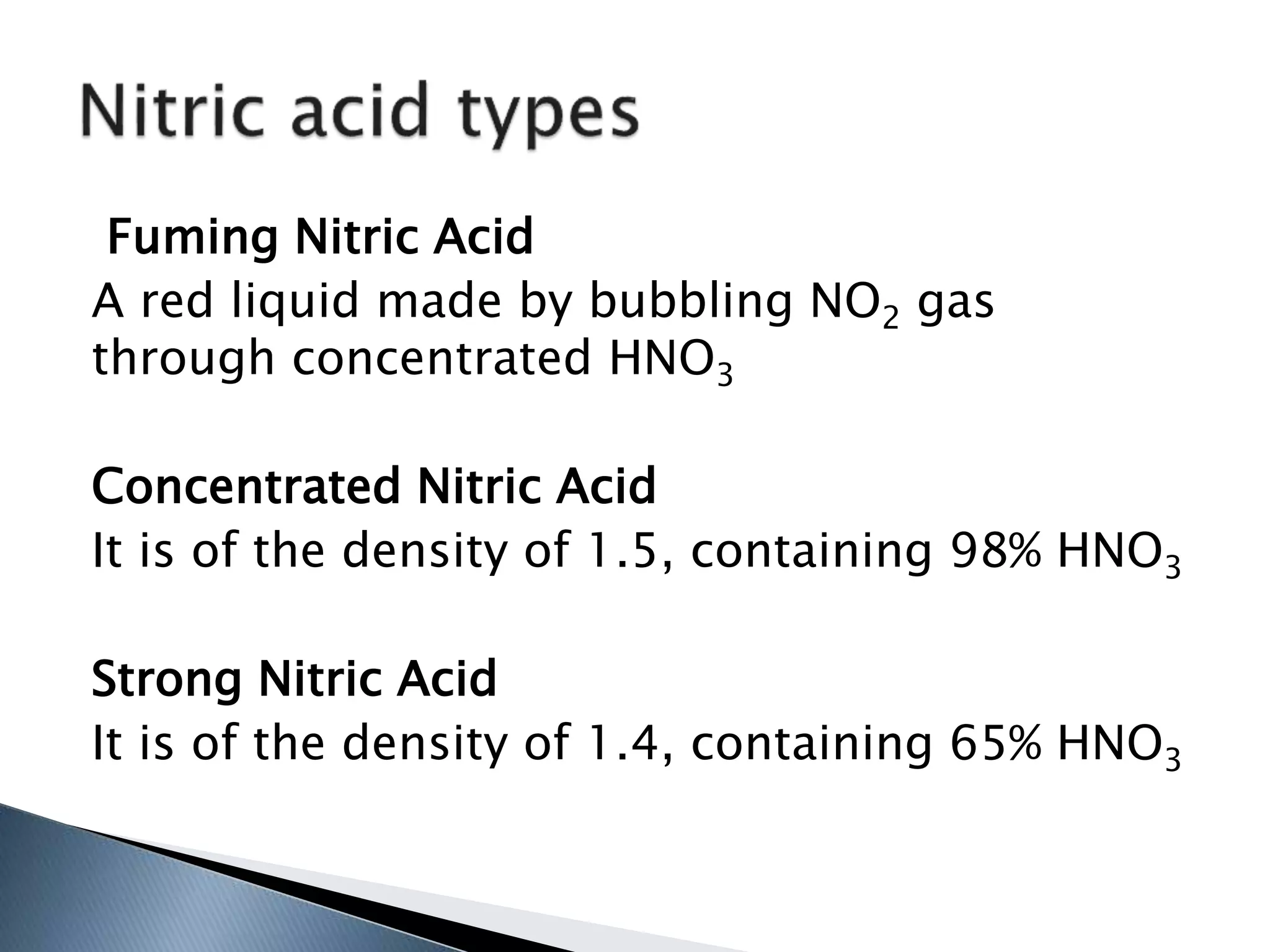 HNO3 MANUFACTURING WITH PROCESS FLOW DIAGRAM | PPTX