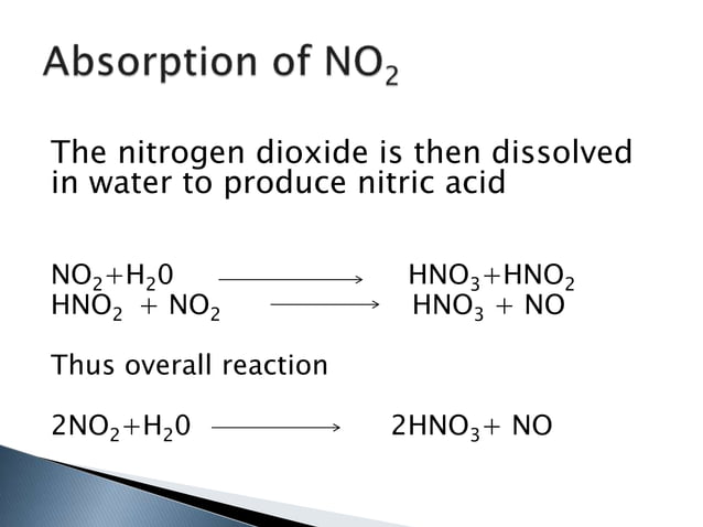 HNO3 MANUFACTURING WITH PROCESS FLOW DIAGRAM | PPTX