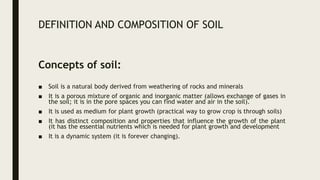 CPT009 - DEFINITION AND COMPOSITION OF SOIL.pptx