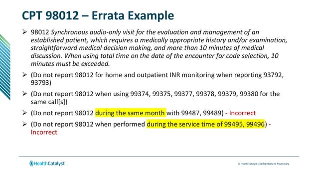 2025 CPT Updates - Professional Evaluation & Management (E/M) and ...