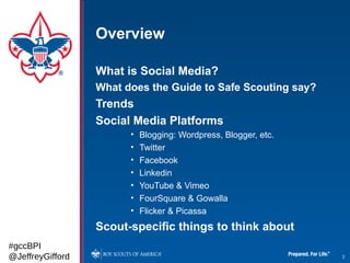 Social Media Tools and your Scouting Unit | PPT