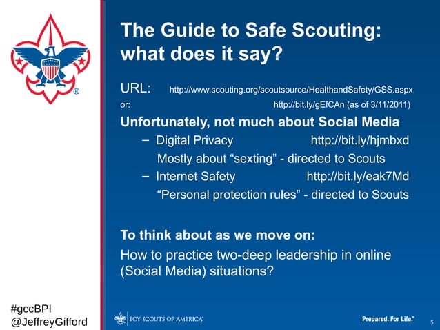 Social Media Tools and your Scouting Unit | PPT