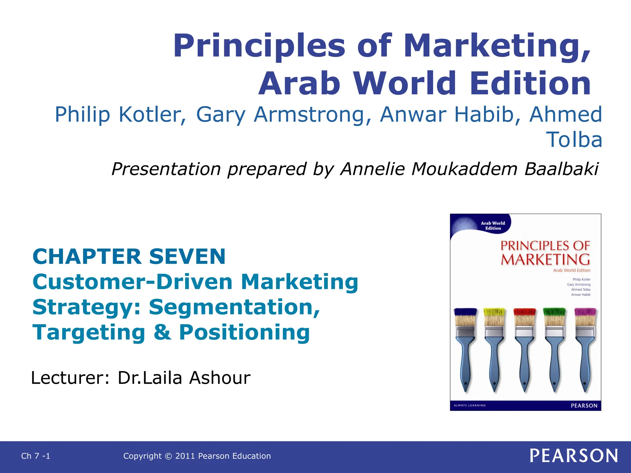 Principles of Marketing chapter 7 philip kotler global edition | PPT