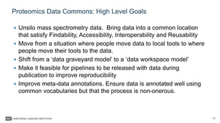 CPTAC Data Portal and Proteomics Data Commons | PDF