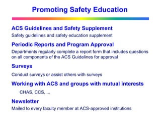 Cpt And Chemical Safety | PPTX | Professional School | Postgraduate ...