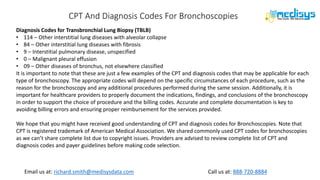 CPT And Diagnosis Codes For Bronchoscopies.pdf