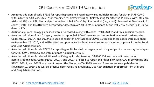 CPT Codes For COVID-19 Vaccination.pdf