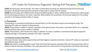 CPT Codes For Pulmonary Diagnostic Testing And Therapies.pdf
